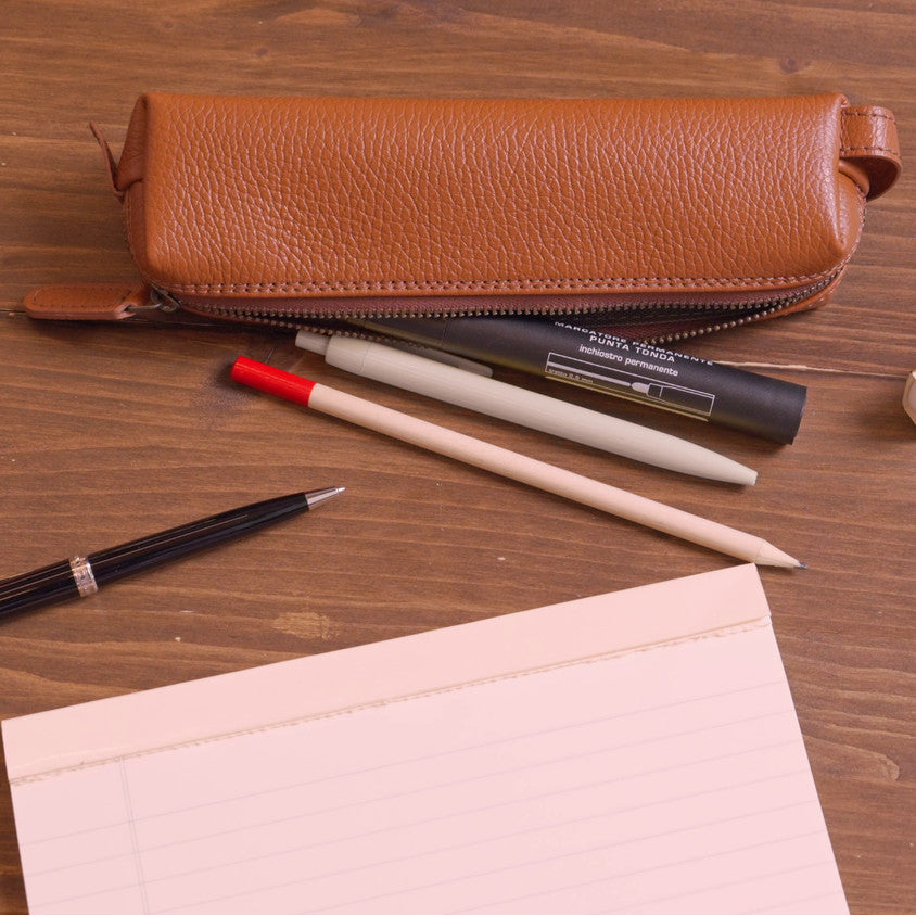 Luxury Leather Pencil Case – Handmade in Italy | Maruse