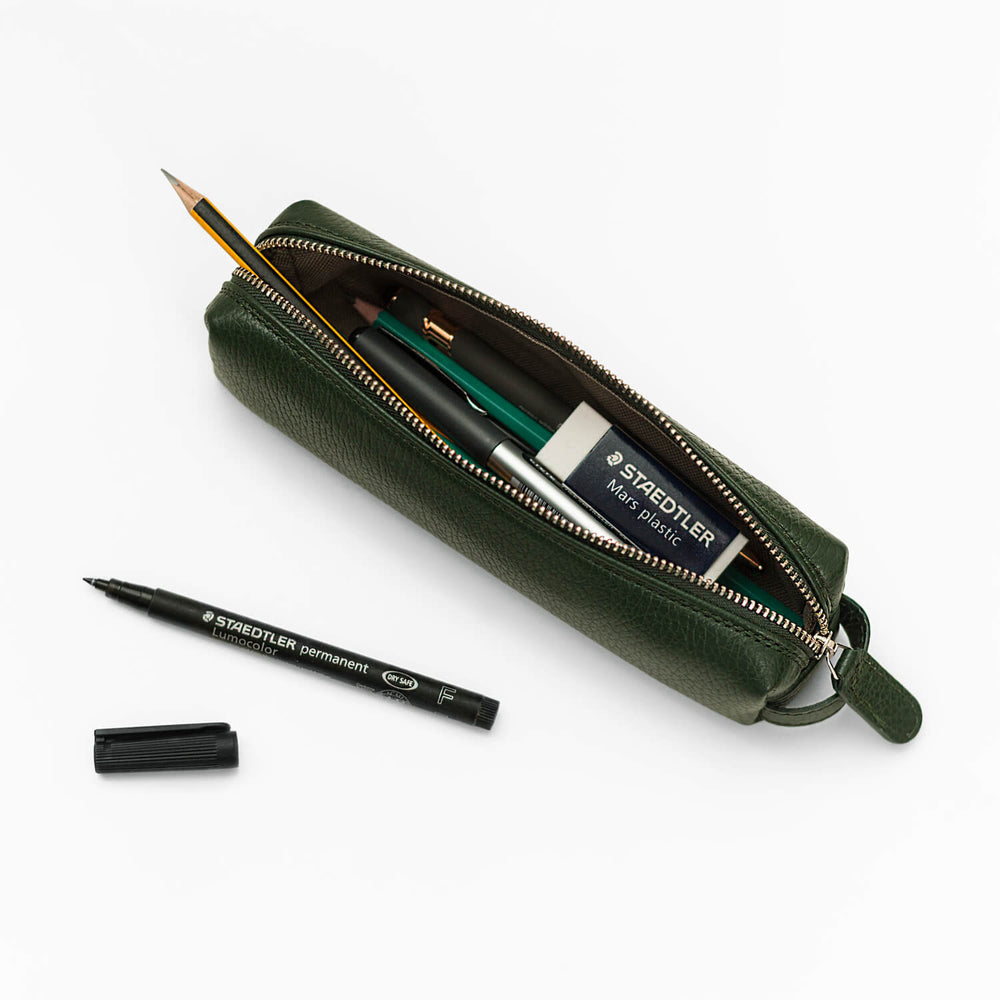 Luxury Leather Pencil Case – Handmade in Italy | Maruse